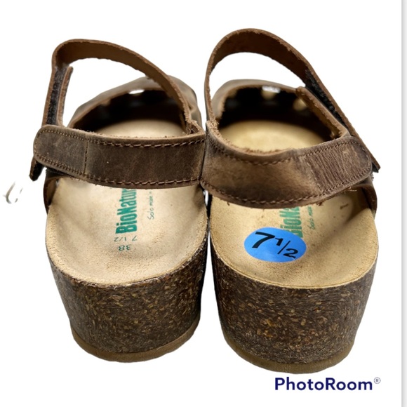 BioNatura | Shoes | Bionatura Distressed Brown Leather Sandals Sizes ...